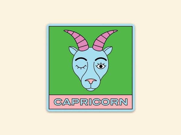 Sticker : Zodiac Capricorn – Ruby Press Mercantile