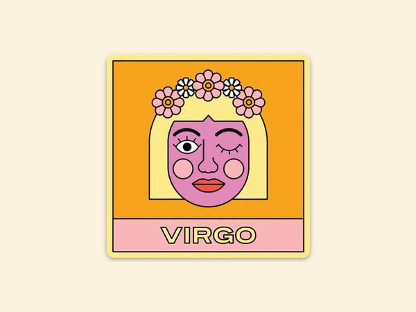 Sticker : Zodiac Virgo – Ruby Press Mercantile