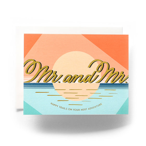 Modern Mr. & Mr. Card – Ruby Press Mercantile
