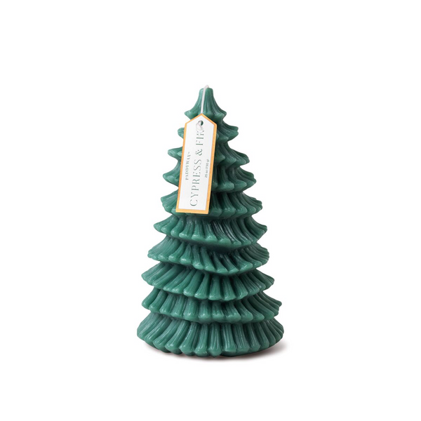 Tall Tree Shaped Totem Cypress & Fir Candle – Ruby Press Mercantile
